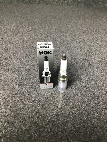 NGK Spark Plug 2087 V-Power BKR5EYA 14mm Copper/Nickel, Flat, HR 5 M43D ...