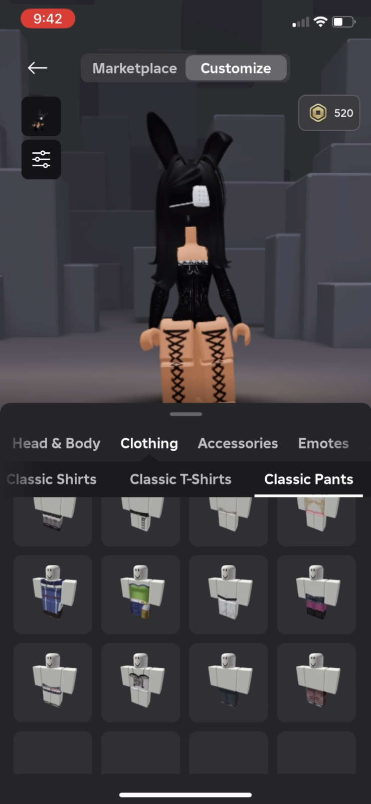 Roblox Account for Sale! 🩷| Stacked items, 500 robux remaining, 2019 ...