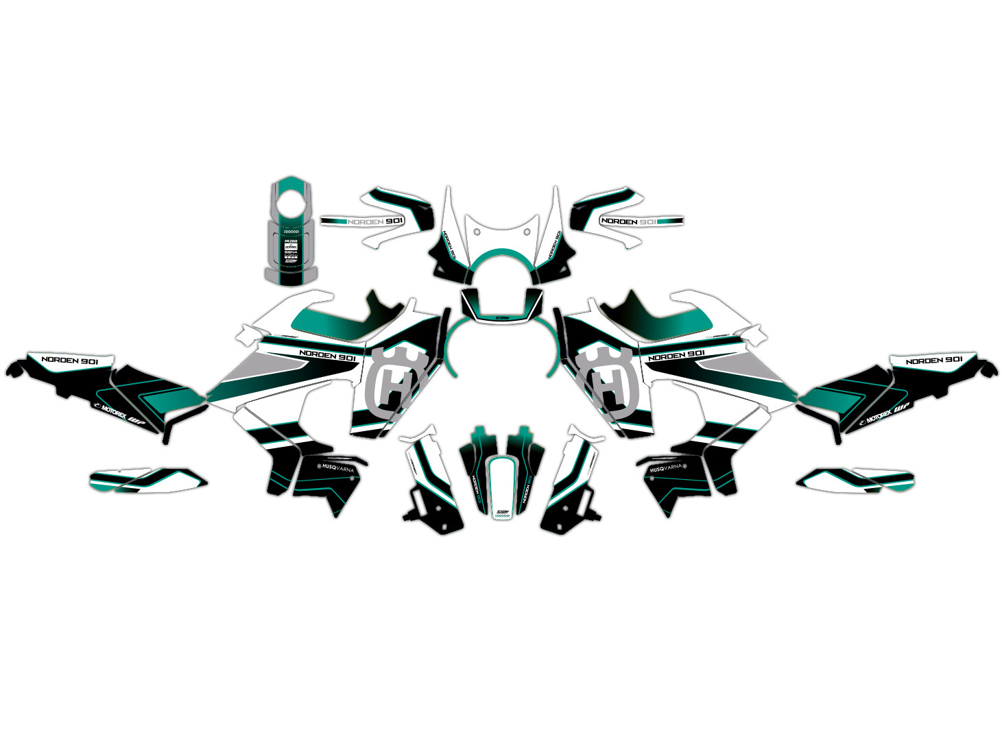 Full Graphic kit for 901 NORDEN Decal Sticker (HH-M) | eBay UK