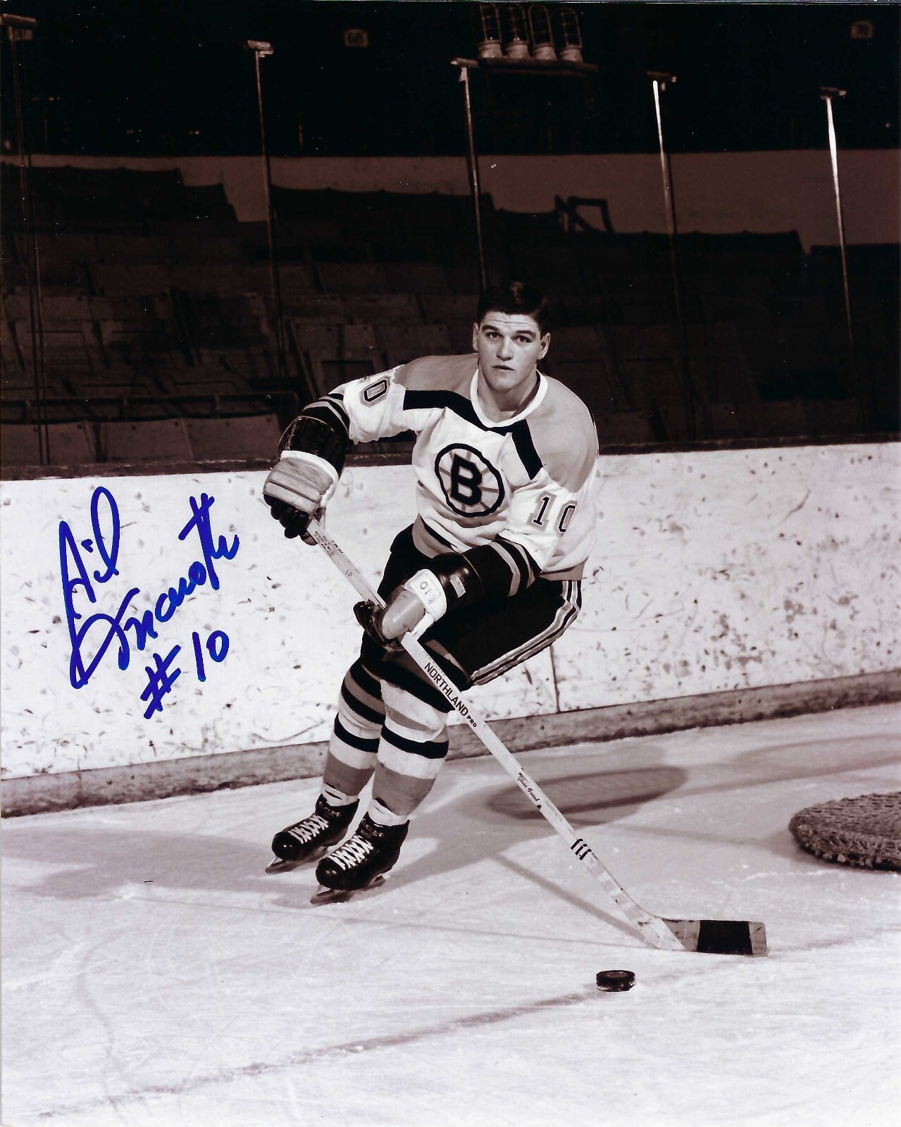 GIL MAROTTE SIGNED 8X10 PHOTO PICTURE BOSTON BRUINS HOCKEY AUTOGRAPHED ...