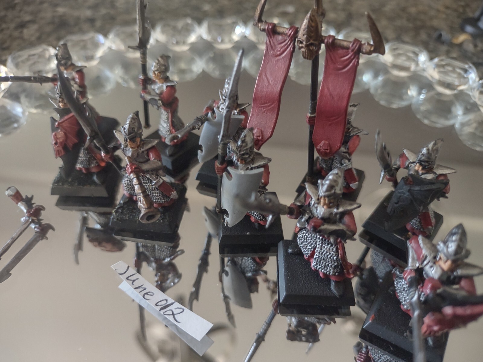 Warhammer Fantasy AOS Dark Elves Dreadspears Assembled x10 June12 | eBay