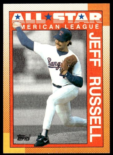 1990 Topps Baseball Card Jeff Russell Texas Rangers #395 | eBay