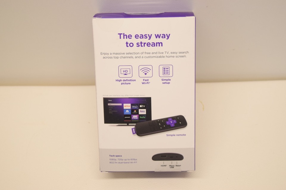 Roku Express 3960RW HD Streaming Device - Black - NEW & SEALED ...