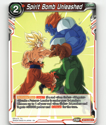 DBS CCG Spirit Bomb Unleashed Fighter's Ambition | eBay