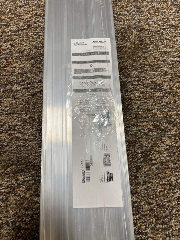 Pemko Aluminum Threshold 085606 271A36 ASSA ABLOY 4" x 36" Mill Finish ...