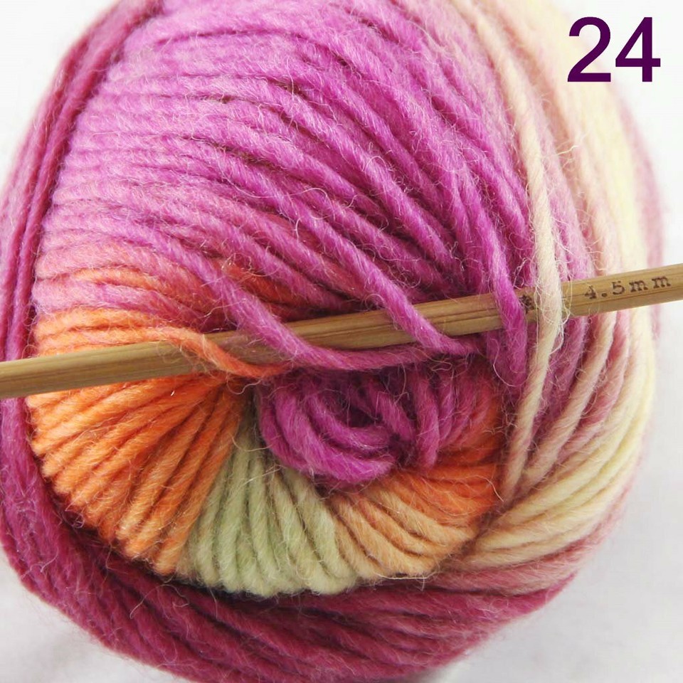 SALE 3BallsX50gr Warm Colorful Rugs Knitting Wool Blankets Crocheted ...