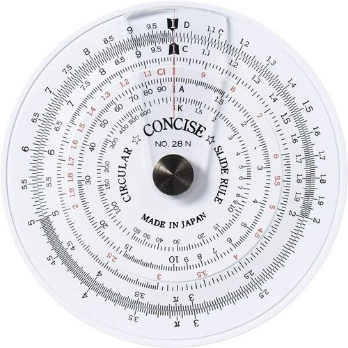 Concise ruler circular slide rule 28N 100973 English Ver. | eBay