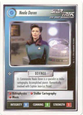 Star Trek: Neela Daren [White Border Alpha] [Moderately Played] 1E ...