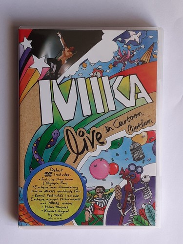 dvd mika live in cartoon motion | eBay