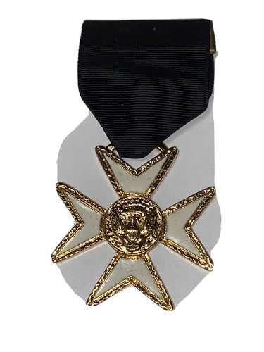 York Rite Ribbon Pin Maltese Cross Knights Templar Order of Malta ...