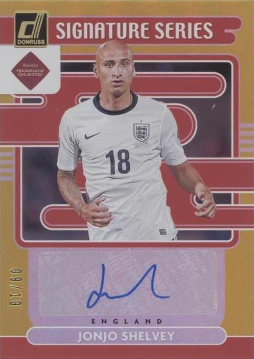2021-22 Panini Donruss Road to Qatar - Signature Series Jonjo Shelvey # ...