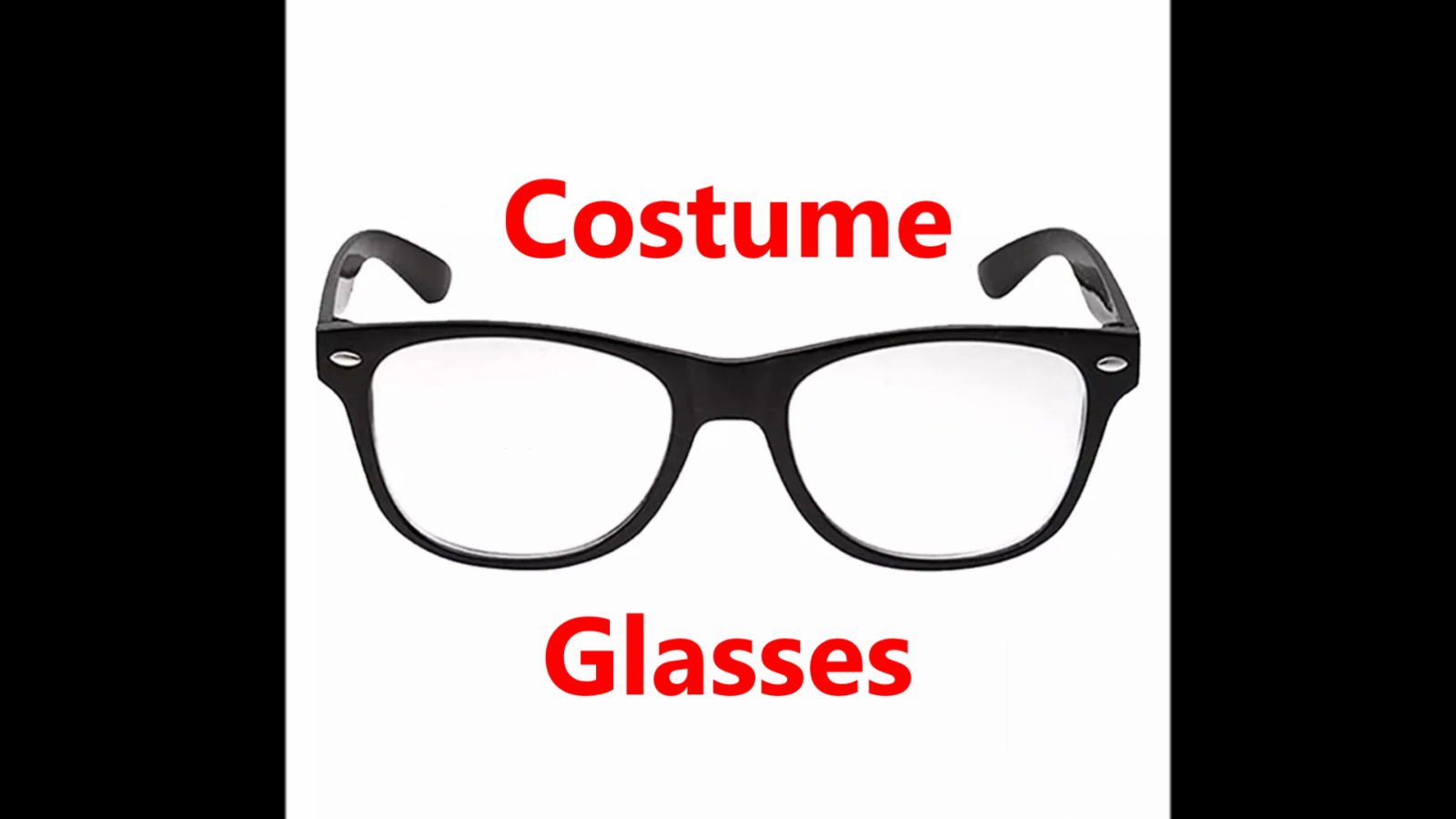 Nerd Spec Glasses plastic costume round thick intellectual look lenses ...