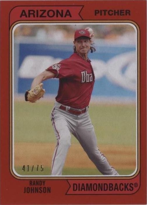 2020 Topps Archives - 1974 Topps Randy Johnson #109 Red /75 for sale ...