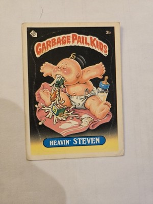 Topps Garbage Pail Kids Heavin' Steven 3b Sticker Base Set Card 1985 | eBay