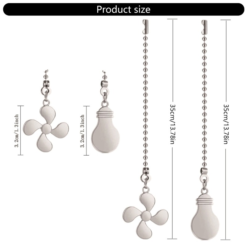 Steel Pull Chain Extension Ceiling Fan Pull Chain Extension Quick ...