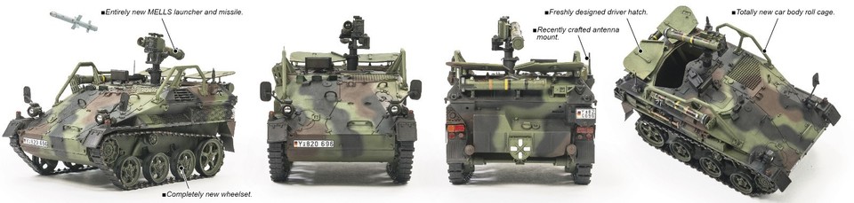 AFV Club AF35352 1/35 Waffentrager Wiesel 1 MELLS Tank Hunter – USA ...