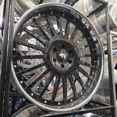 26" FORGIATO ANDATA BLACK 6X139.7 CADDY ESCALADE CHEVY GMC SIERRA DODGE ...