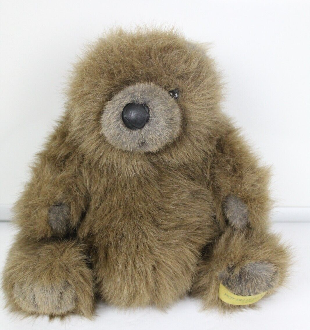 Fancy Zoo Pot Belly Bear Plush Brown 13" Sitting Stuffed Animal | eBay