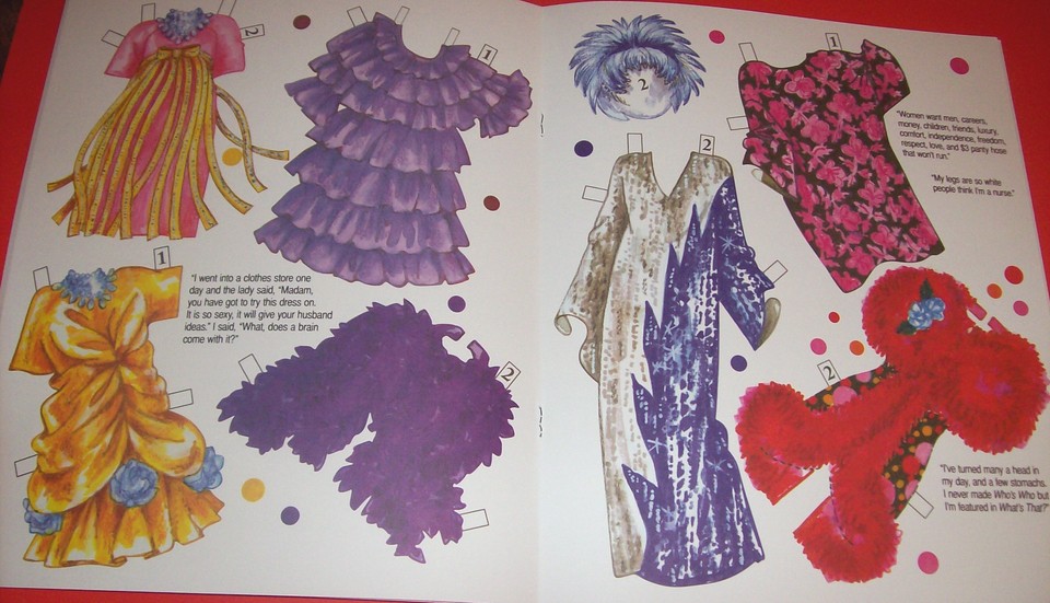 PHYLLIS DILLER, America's First Lady of Comedy, Paper Doll Book ...