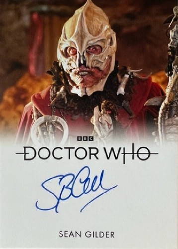 Sean Gilder Autograph Card from Doctor Who Series 1 - 4 by Rittenhouse ...