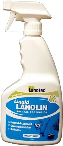 Lanotec Liquid Lanolin Heavy Duty Penetrant Lubricant 750gm Spray for ...