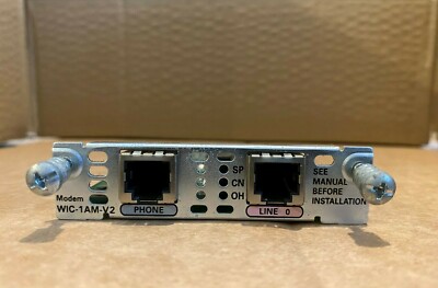 Cisco WIC-1AM-V2 Analog Modem for Enterprise Networks Cisco WIC-1AM V2 ...
