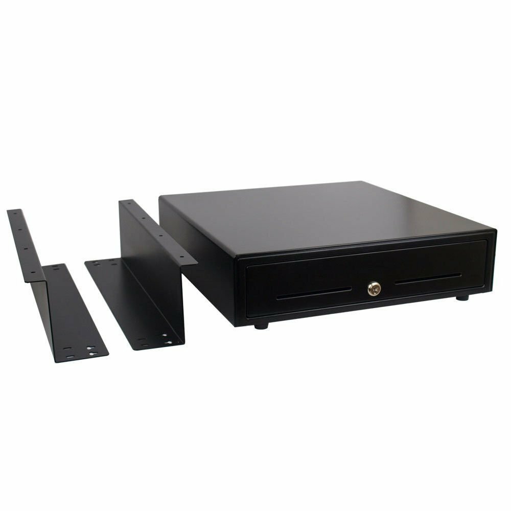 Under Counter 16-Inch POS Cash Drawer with Mounting Bracket Bill and ...