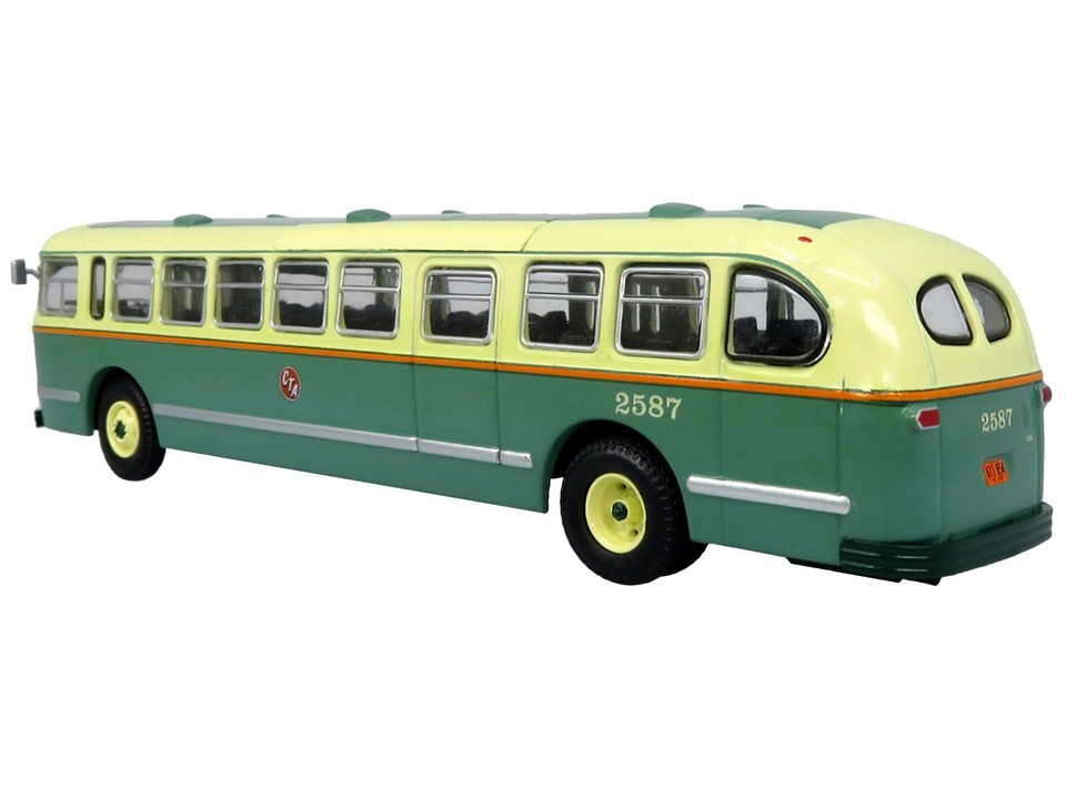 1952 CCF-BRILL SD-44 TRANSIT BUS CTA CHICAGO 1/87 MODEL ICONIC REPLICAS ...