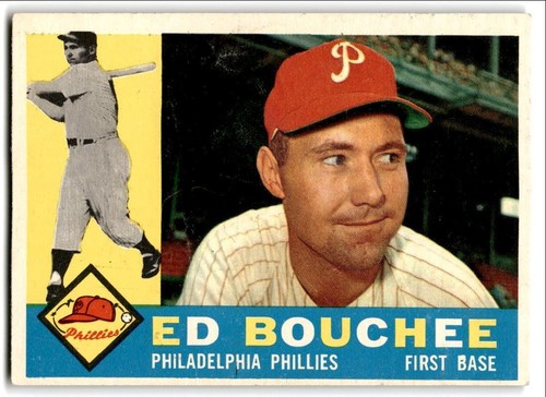 1960 Topps (C) Ed Bouchee Philadelphia Phillies #347 | eBay
