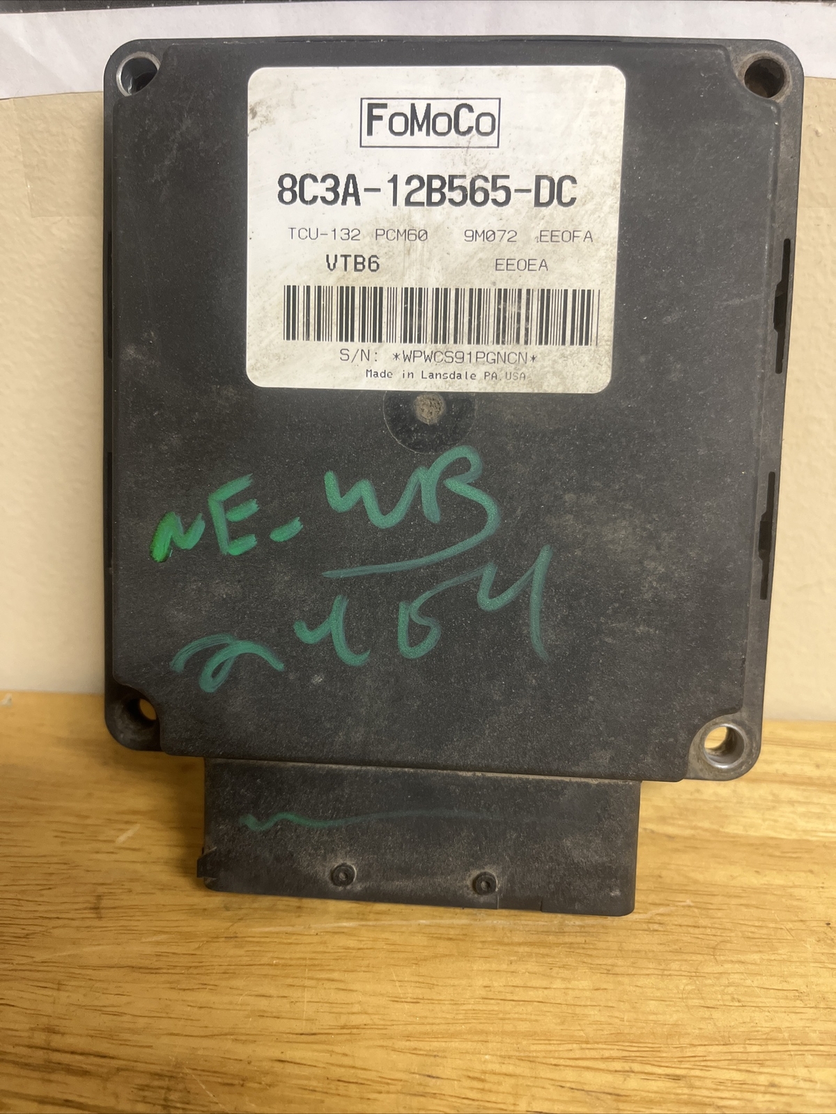 2008 - 2010 Ford F350 F450 6.4L Transmission Control Module TCM 8C3A ...