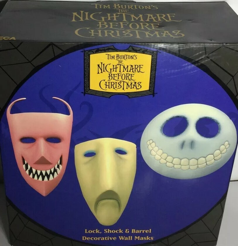 NBC Lock, Shock & Barrel Ceramic Masks 2003 Ltd Edition - New Open Box ...