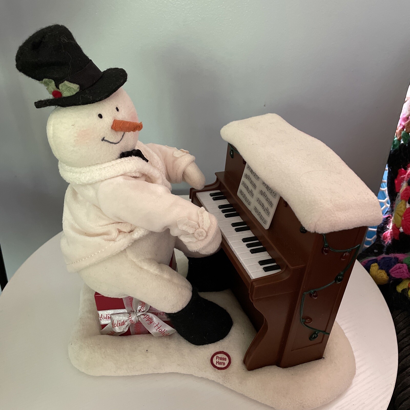 hallmark singing snowman collection lot of 3 working Holiday decor | eBay