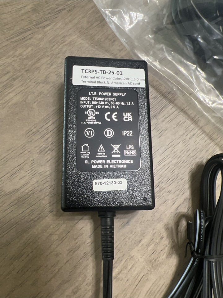 * TC Communications TC3PS-TB-15 Power Supply for TC Power Optics Modem ...
