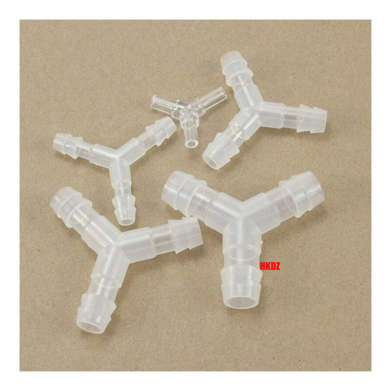 Y-Shape Joiner Y-Piece Hose Pipe Tube Connector Plastic 3 Way Joiner ...