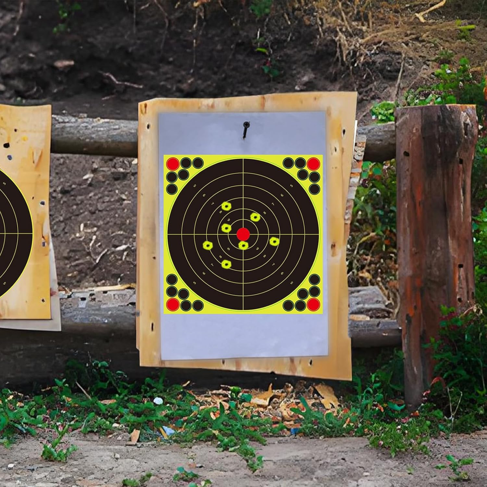 12X12” Splatter Targets for Shooting – Reactive Fluorescent Feedback ...