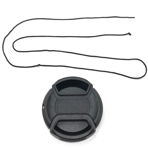46mm LENS CAP COVER W/ STRING Center Pinch for Digital SLR DSLR Camera ...