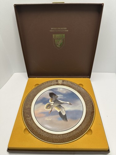 1984 DUCK UNLIMITED SNOW GOOSE ARTIST OF THE YEAR JAMES KILLEN CERAMIC ...