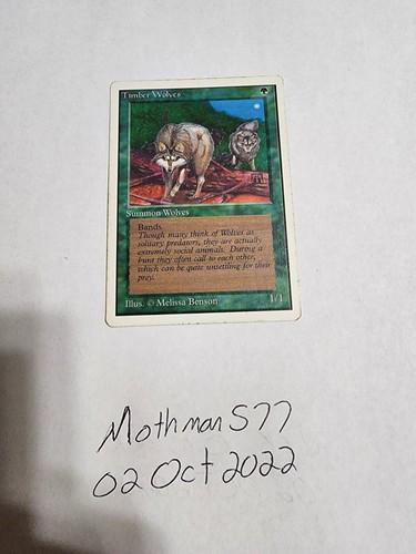 MTG Timber Wolves English Unlimited Magic the Gathering Card | eBay