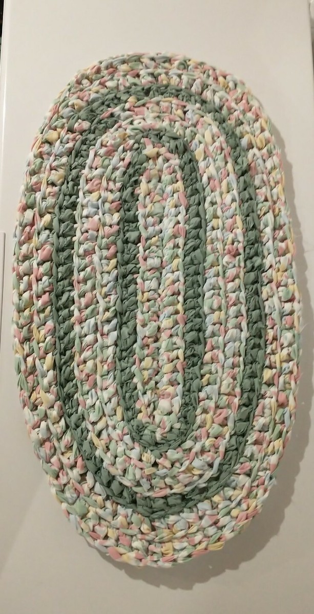 Crochet Oval Rag Rug Pattern