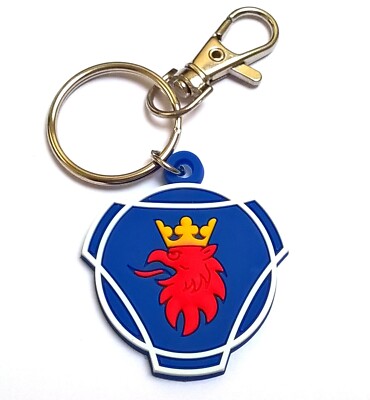 High quality rubber keychain for Scania, PVC car accessories, no more ...