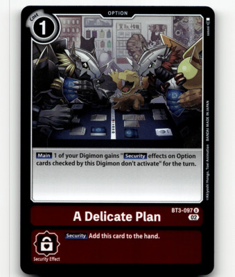 Digimon CCG A Delicate Plan - Resurgence Booster | eBay