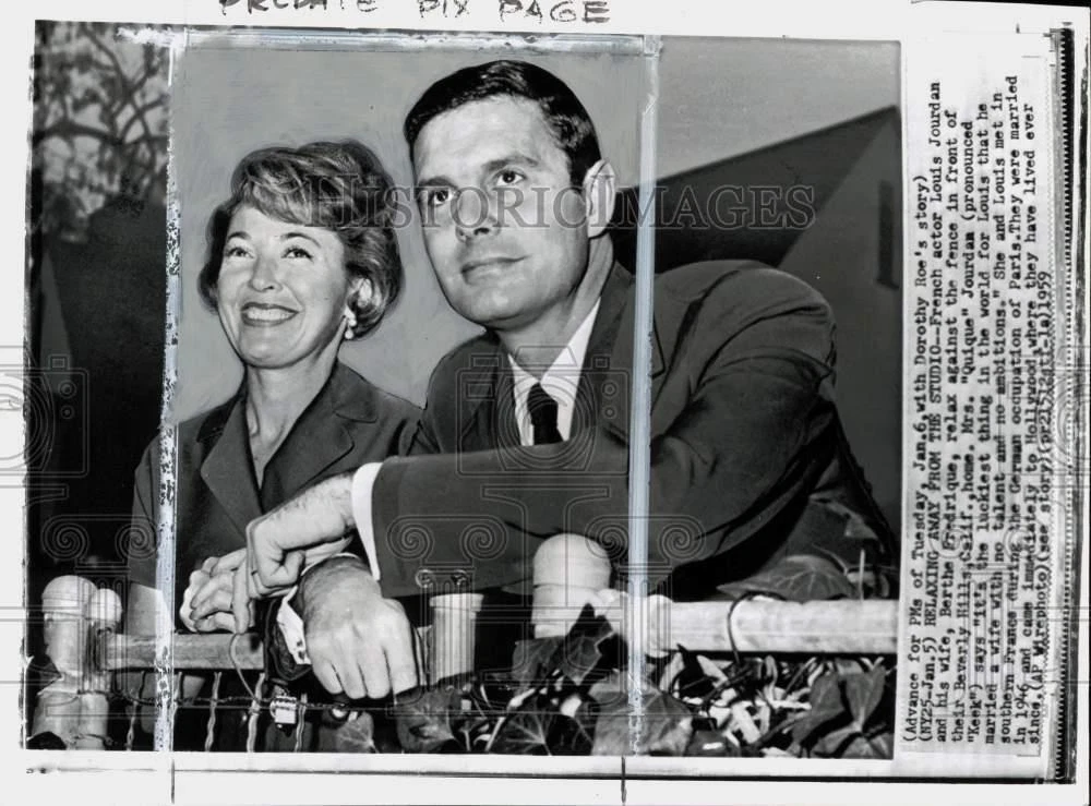 Louis Jourdan And Wife