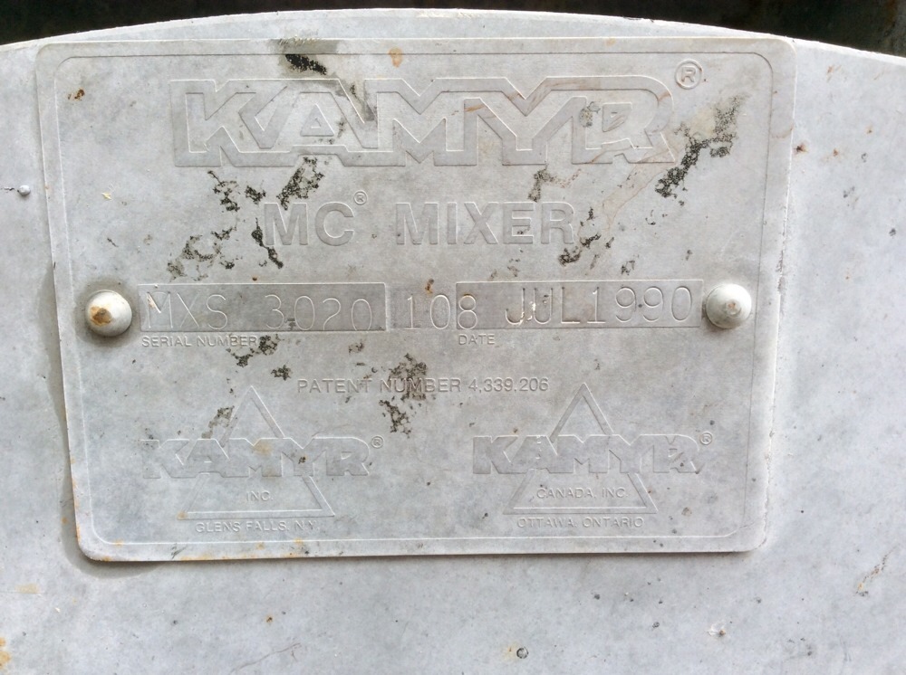 KAMYR MC MIXER MXS 3020-108, 30/20 8x12, Titanium And 317 SS | eBay