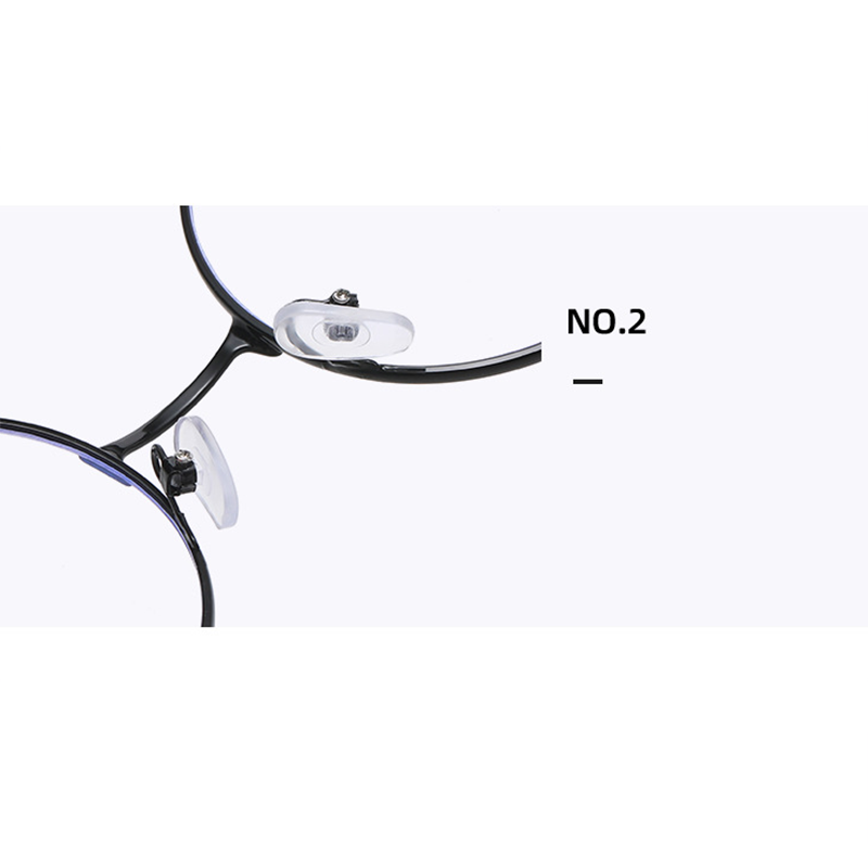 Men Women Round Metal Blue Light Blocking Reading Glasses Clear Lens ...
