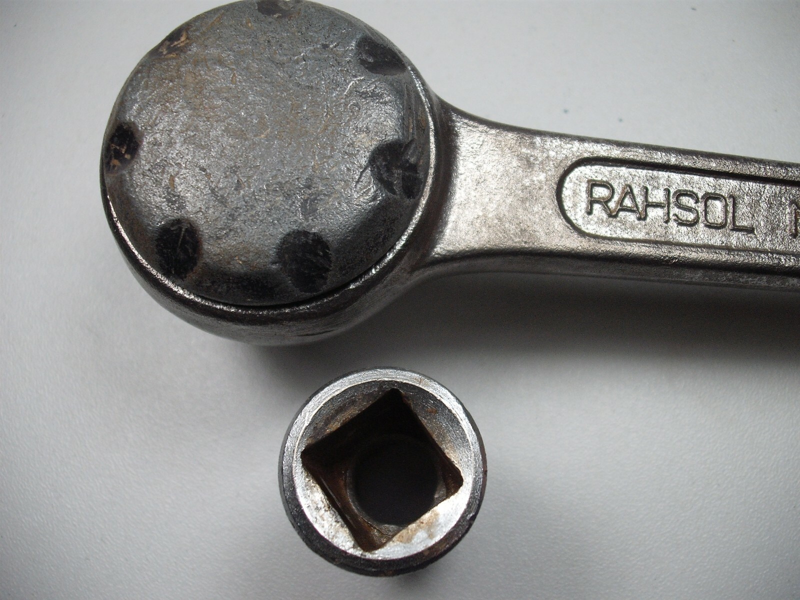 Set RAHSOL No.1593U-1 Reversible Ratchet+RAHSOL No.15 Socket 1/2" Drive ...