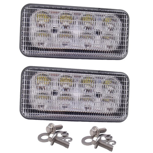 2x 40W LED Work Light Headlights V0511-53510 For Kubota SVL75-2 SVL75 ...
