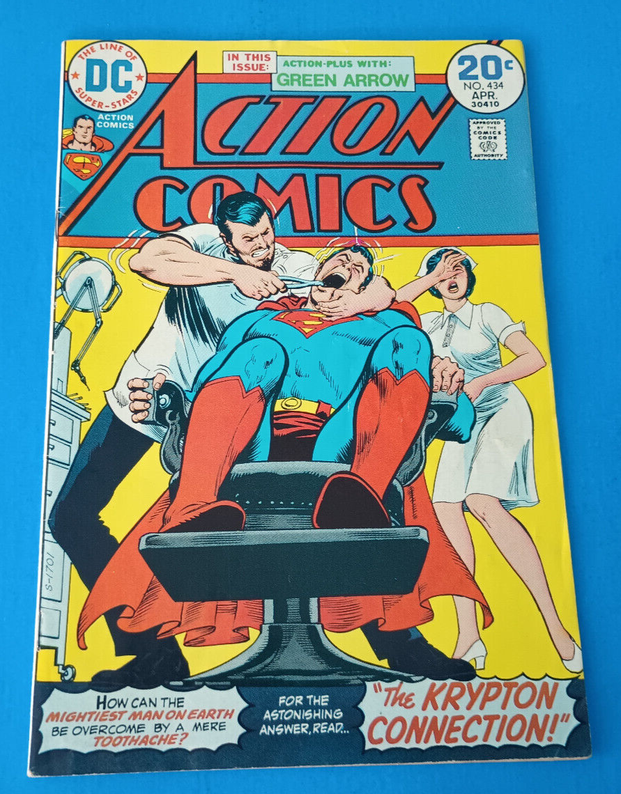 DC Action Comics 434 Zatanna App. Superman 1974 Fine Very Fine ...