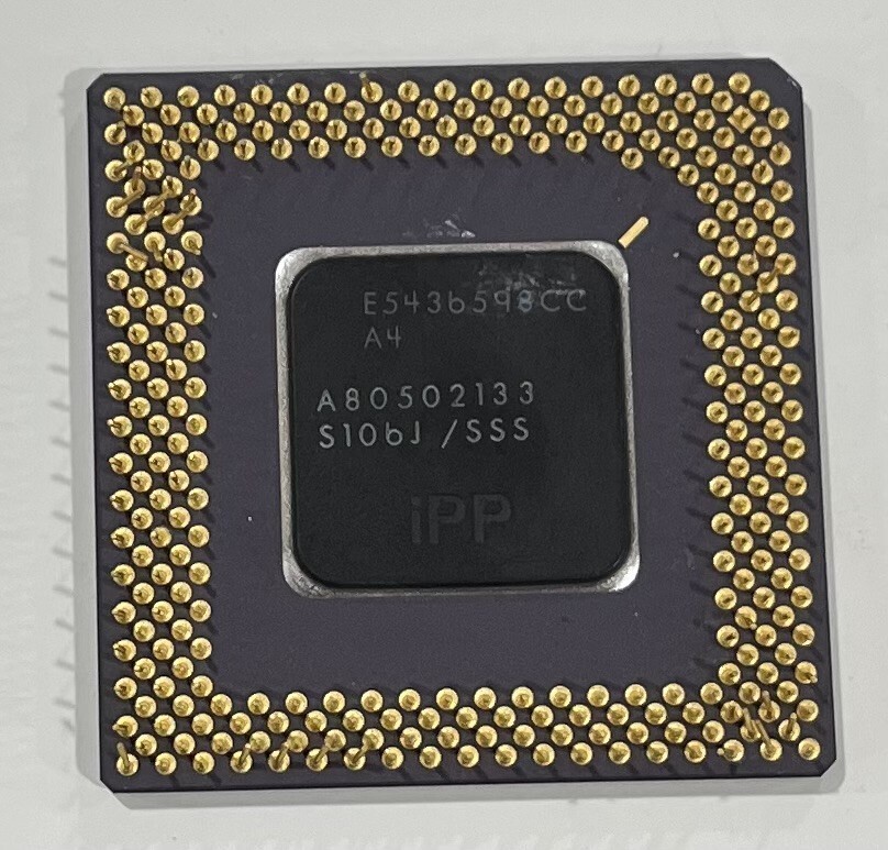 Intel Pentium 133 CPU Socket 7 Processor S106J /SSS A80502133 ...