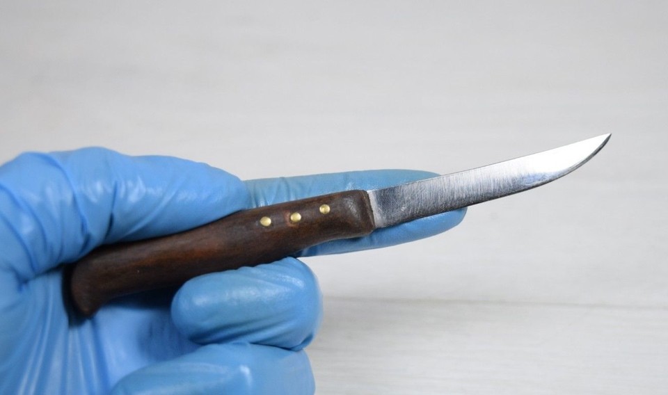 2 Vintage Custom Handmade Small Daggers Dagger Knife Wood Handle ...