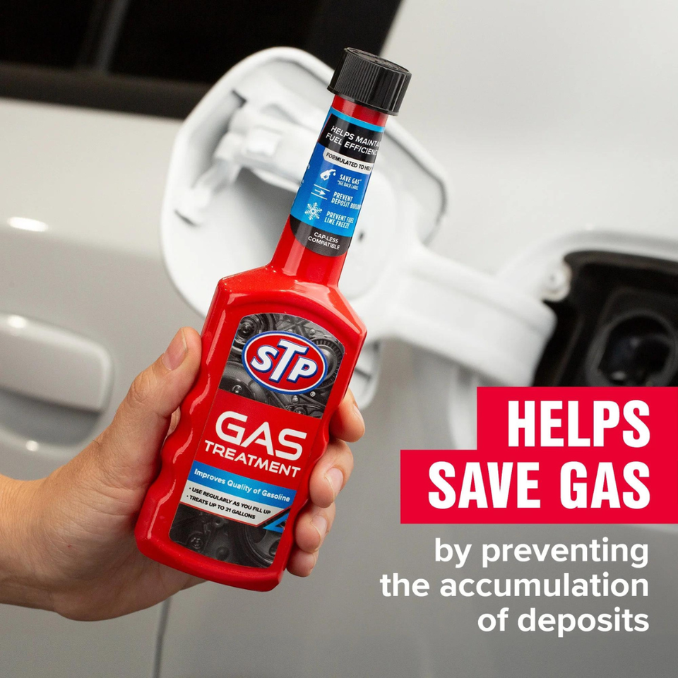 STP Gas Treatment, 5.25 Fluid Ounces Bottle, 18039, Fuel Additive ...